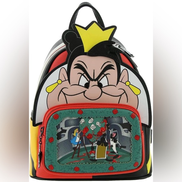 Loungefly | Bags | Loungefly Queen Of Hearts Mini Backpack Disney ...